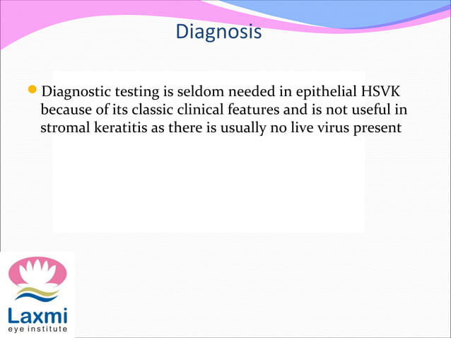 Herpes simplex keratitis & herpes zoster opthalmicus | PPT