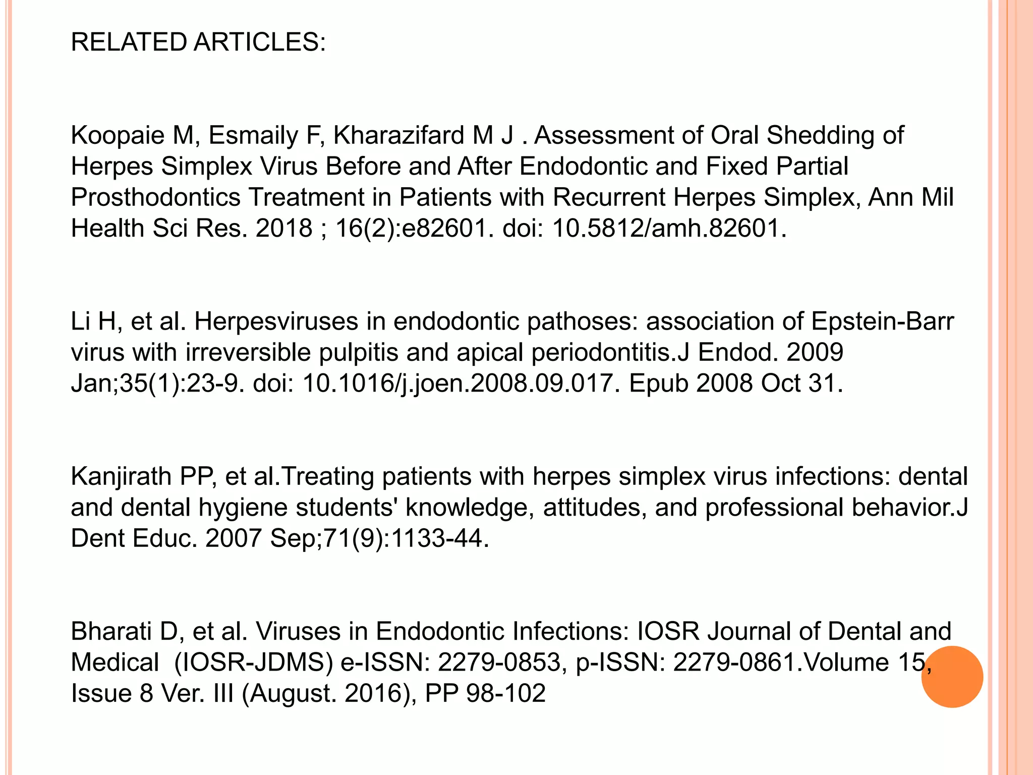 Herpes simplex virus, classification, clinical findings, oral ...