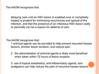 Herpes simplex virus, classification, clinical findings, oral ...
