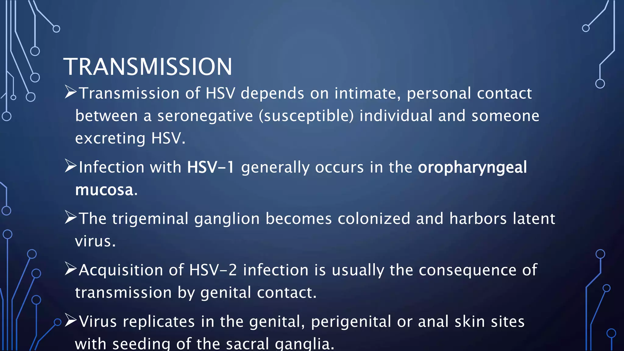 Herpes simplex virus Type 1 and Type 2 | PPTX