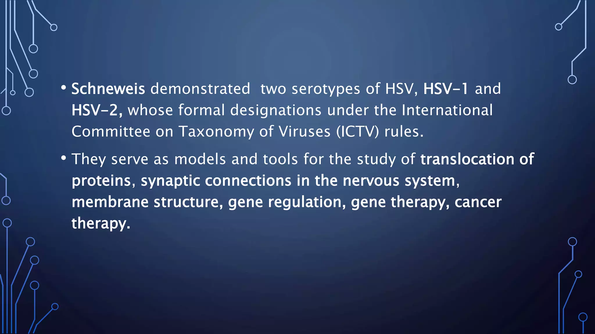 Herpes simplex virus Type 1 and Type 2 | PPTX