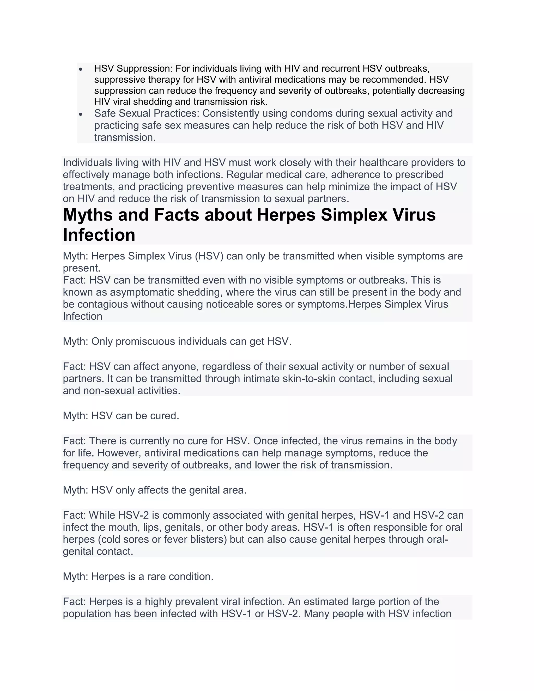 Herpes Simplex Virus Infection | PDF