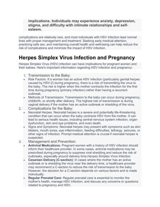 Herpes Simplex Virus Infection | PDF