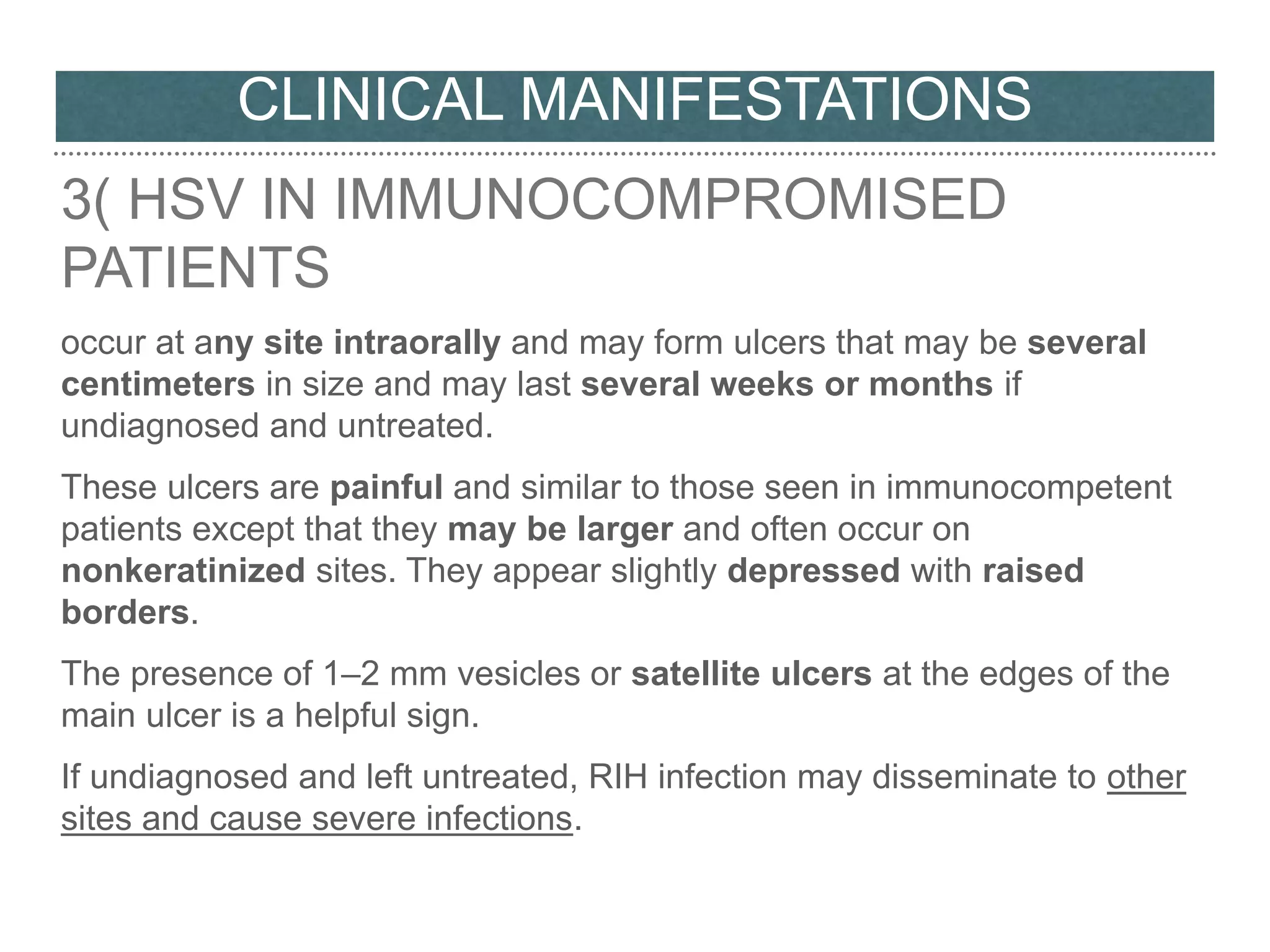 Herpes simplex in oral cavity | PPT