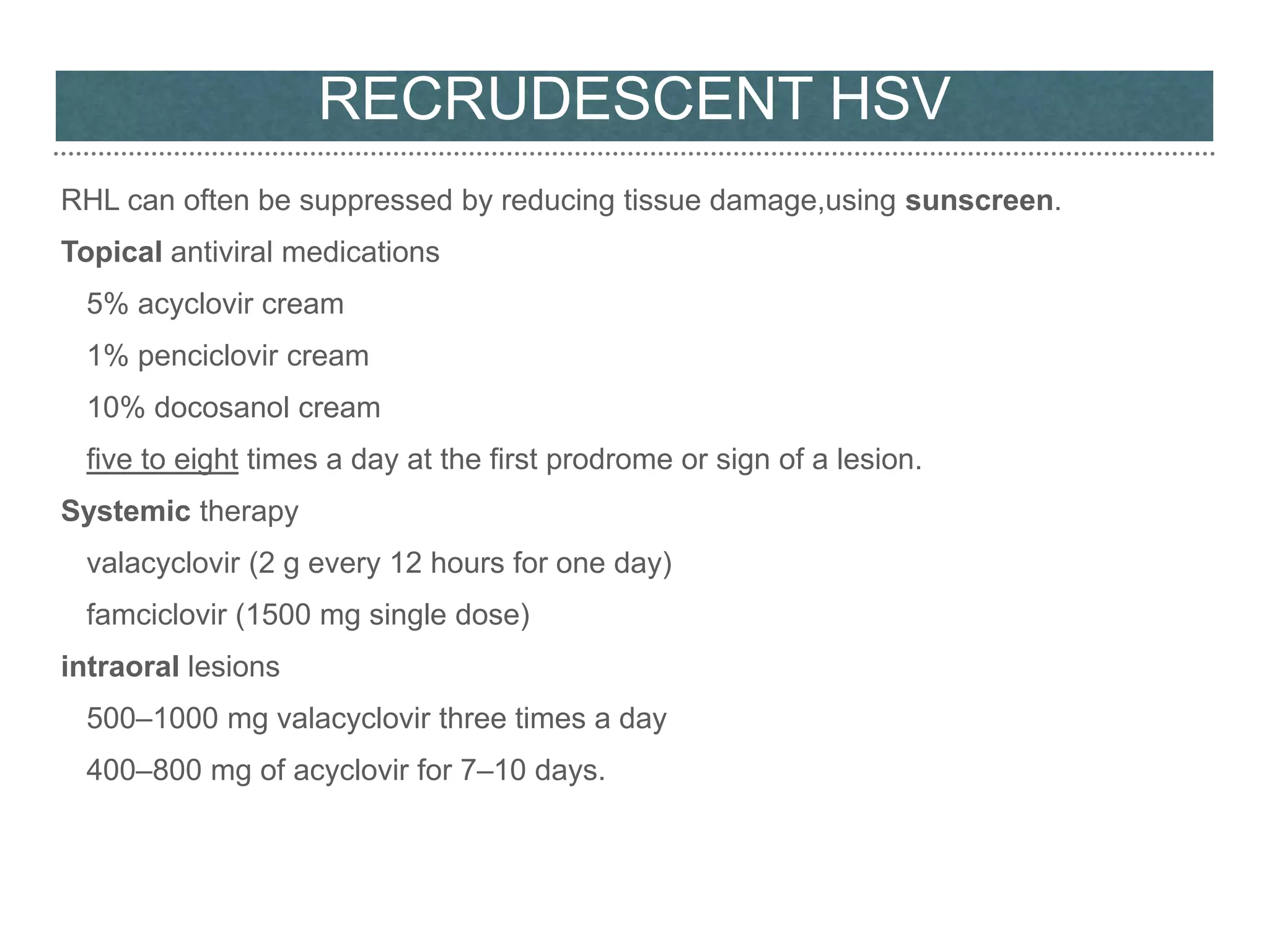 Herpes simplex in oral cavity | PPT