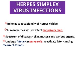 herpes viruses.pptx classification and pathogenesis | PPTX