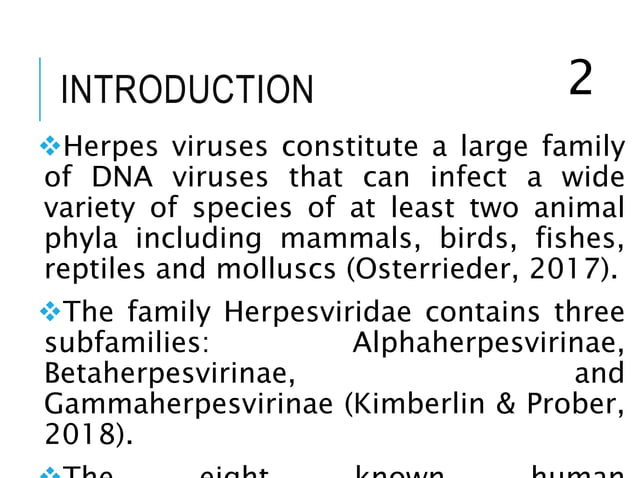 Biochemistry of herpes viruses | PPT