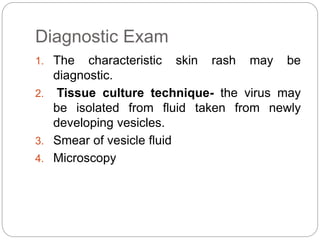 Herpes Zoster (Shigella) NCM 104 | PPTX