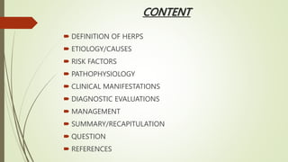 HERPES ZOSTER (shingles) | PPTX