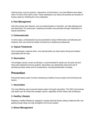 What Is Herpes Zoster? Its Causes, Symptoms, & How to Treat | PDF