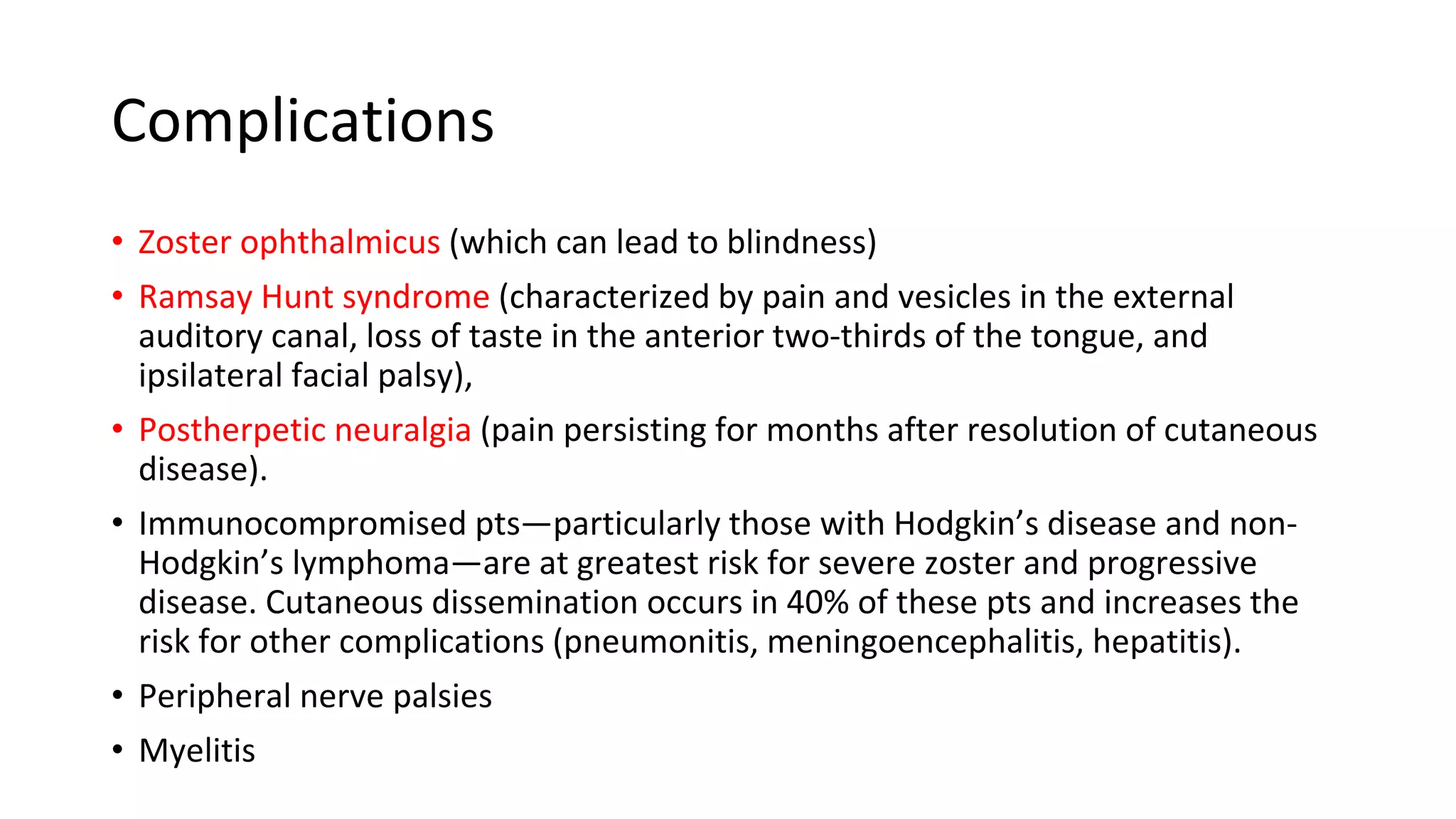 Herpes zoster shingles and chickenpox | PPTX