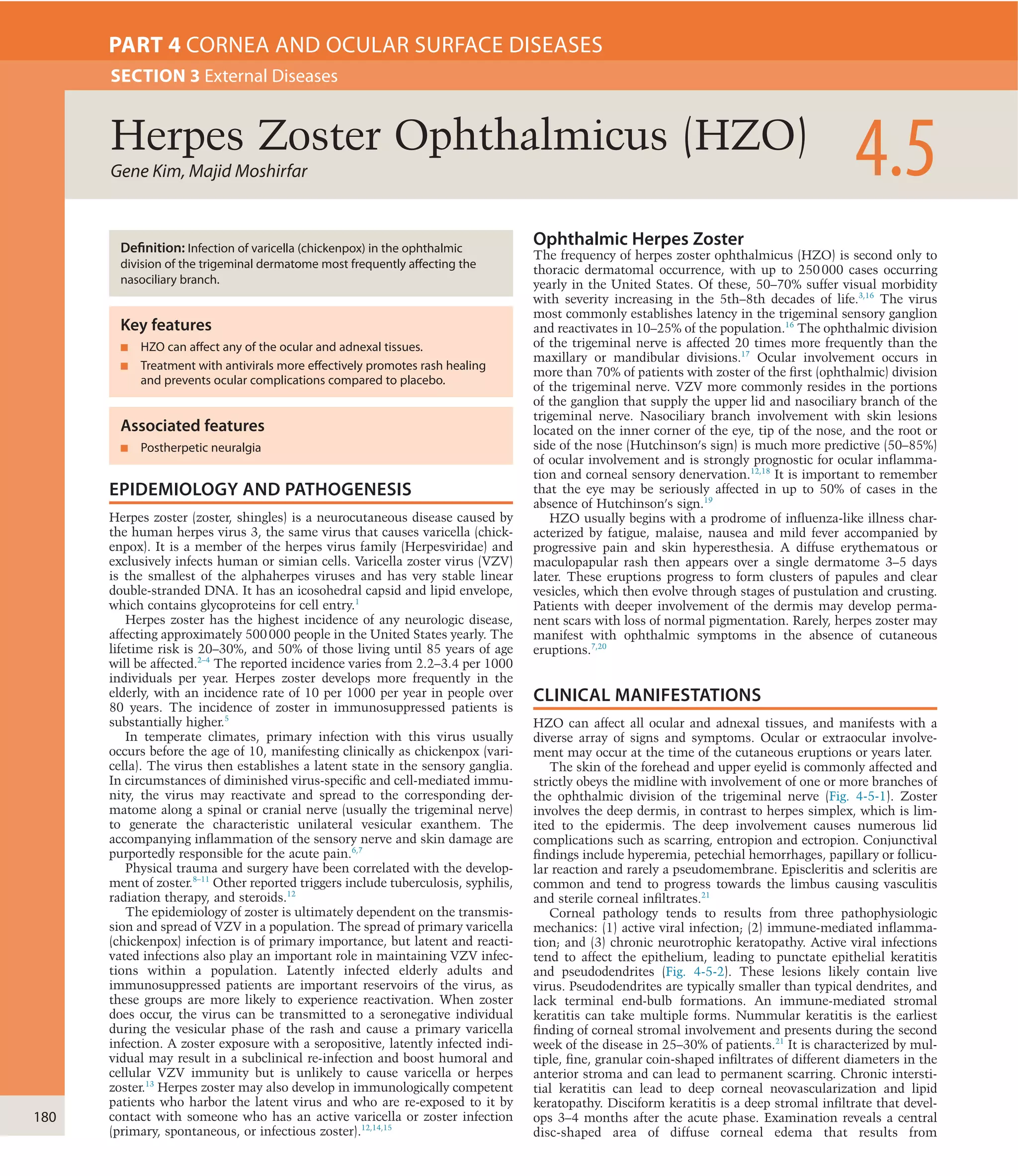 Herpes zoster ophthalmicus | PDF