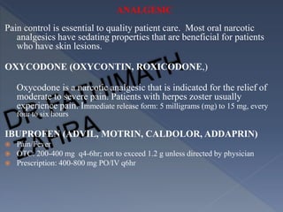 Herpes zoster ppt | PPTX