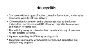 Herpetic eye disease | PPT