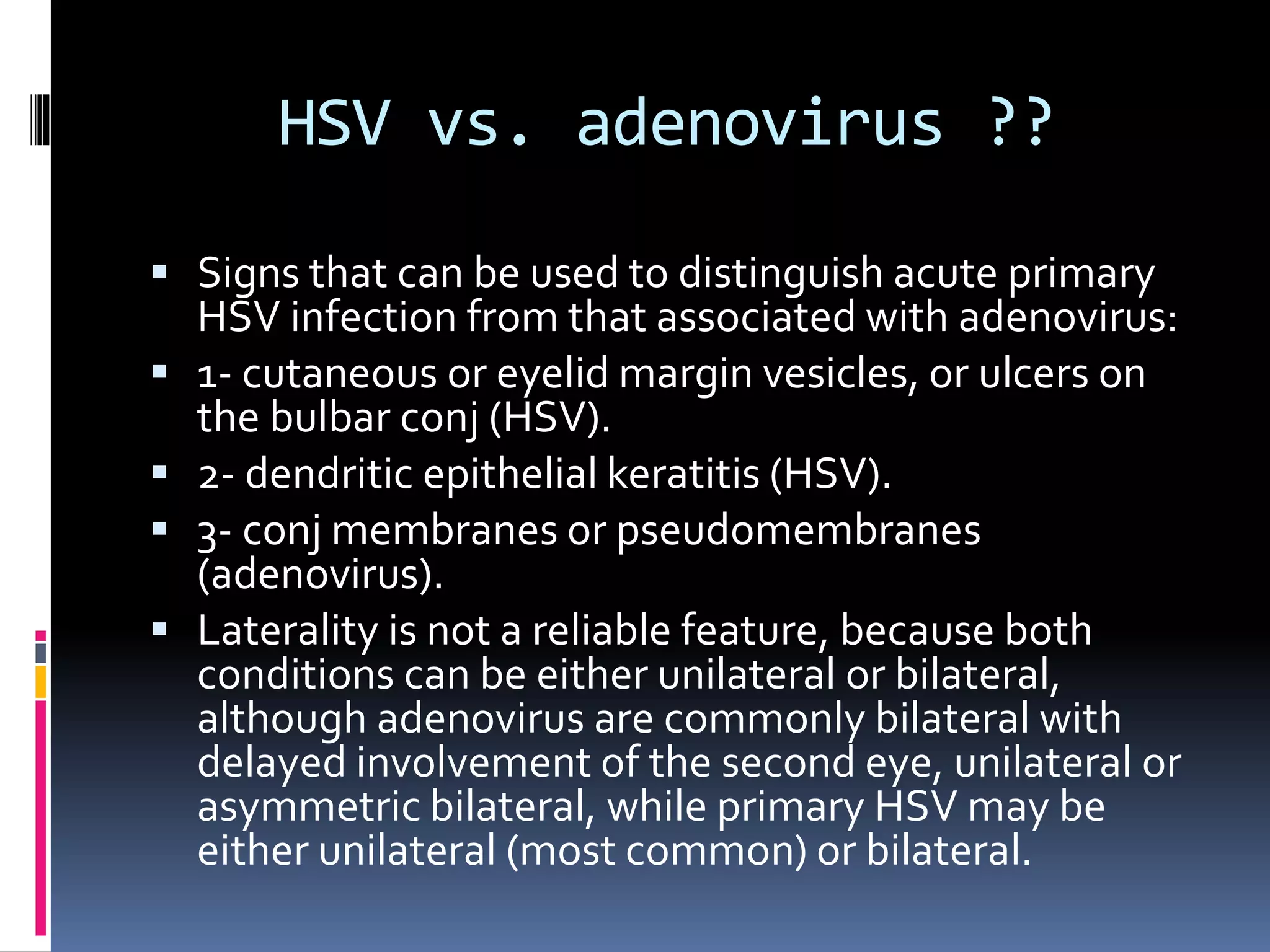 herpes simplex ocular diseases | PPTX