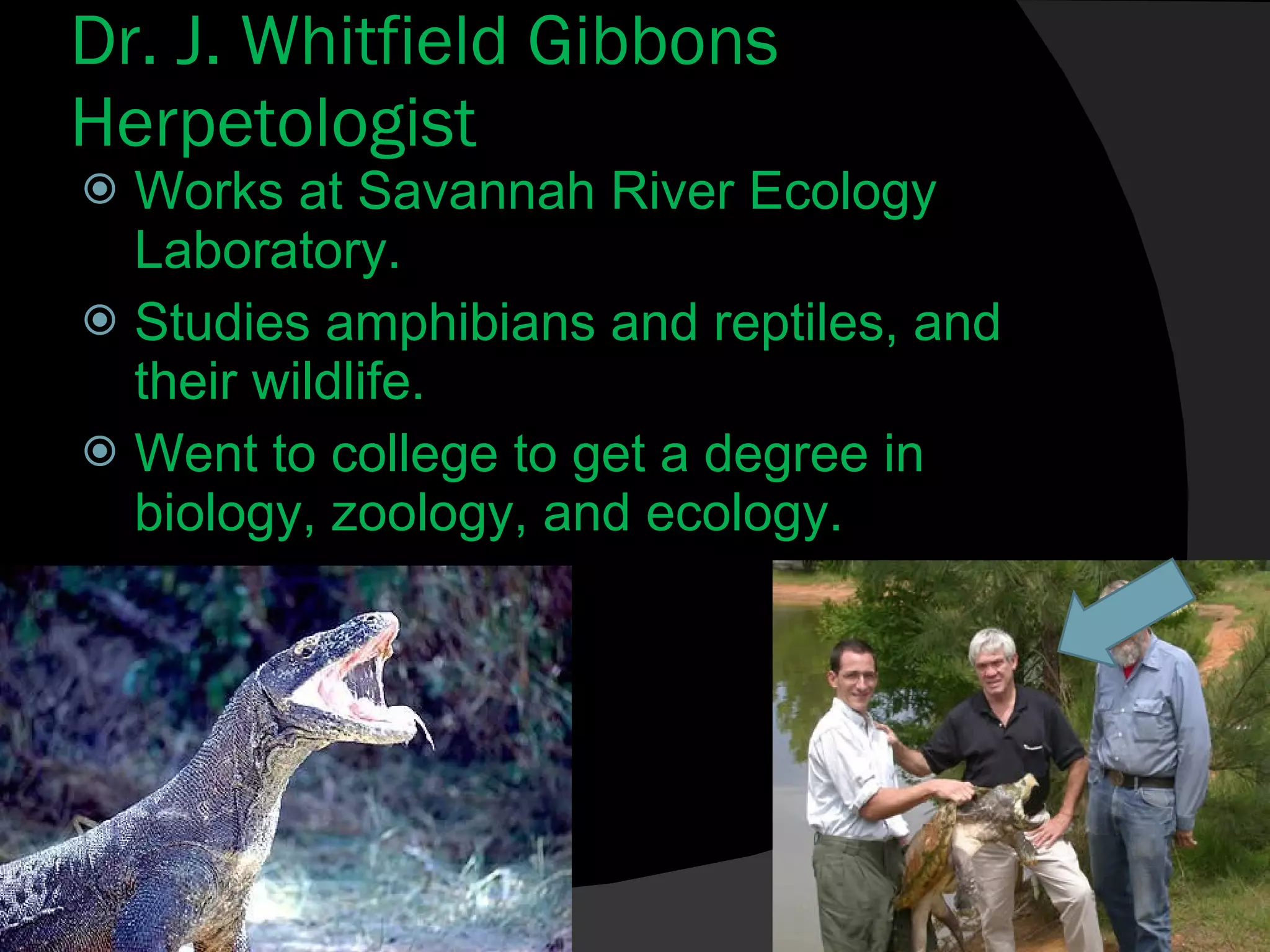 Herpetologist project reading | PPT