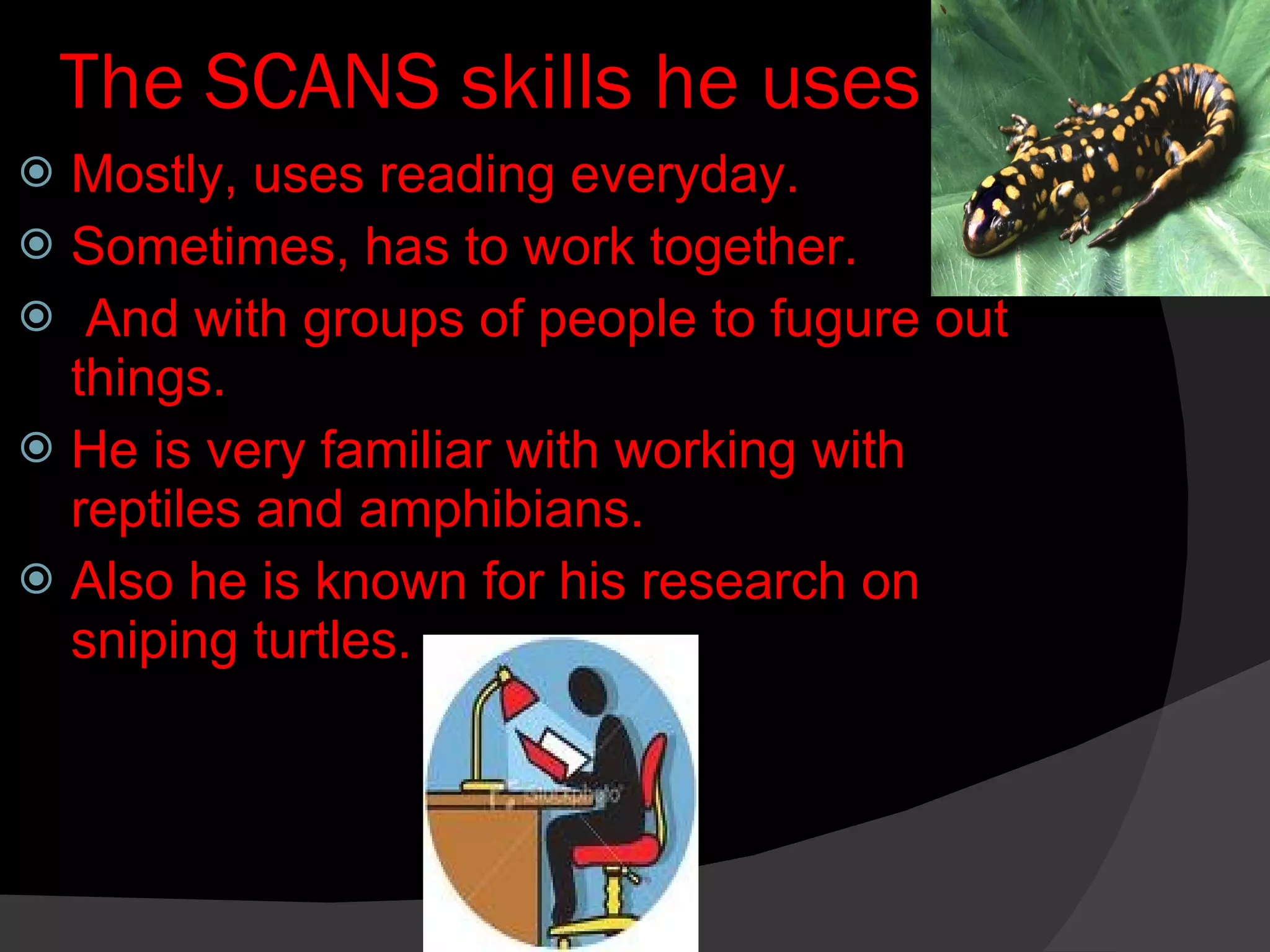 Herpetologist project reading | PPT