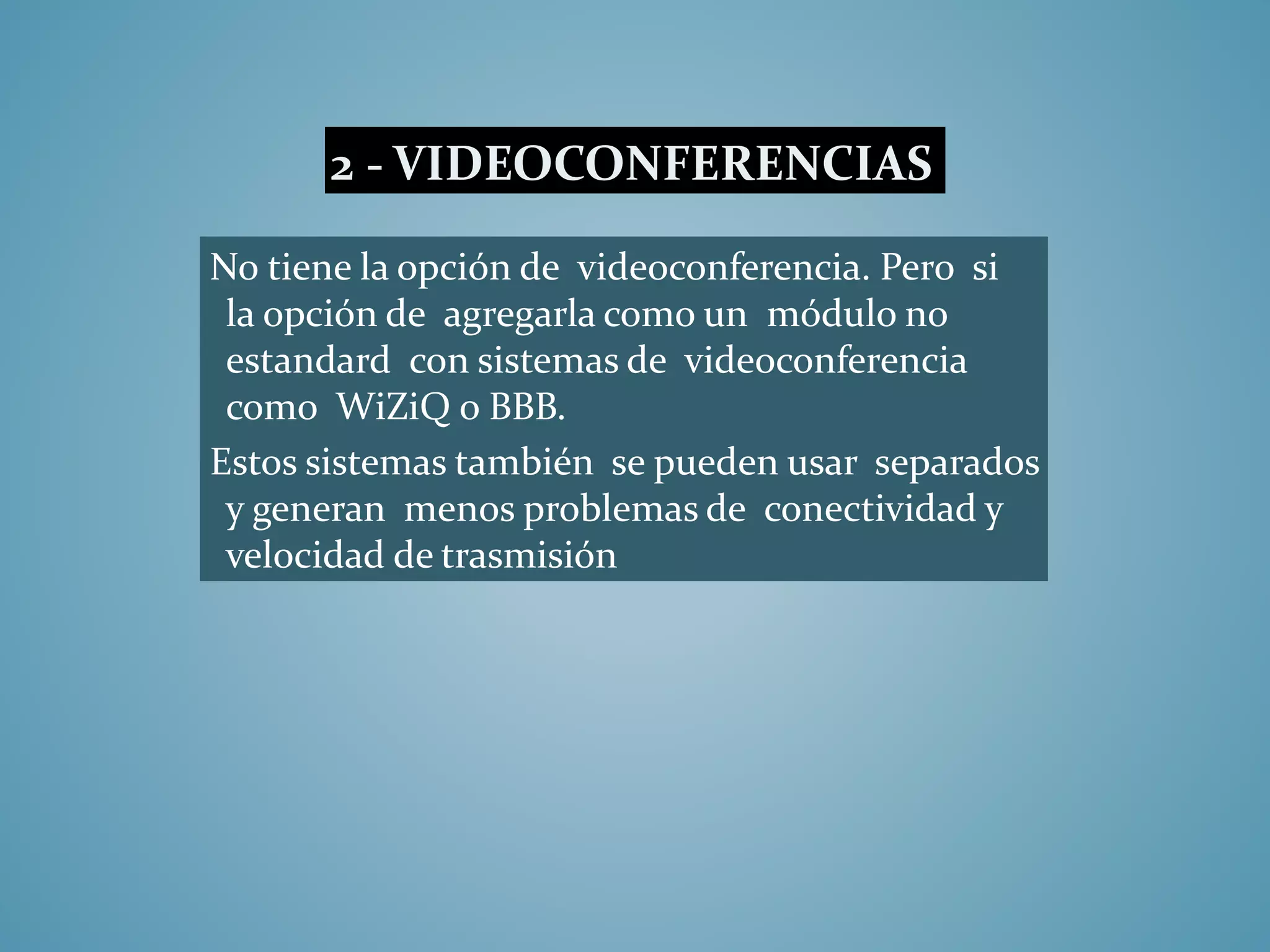 Herramientas de comunicación en Moodle | PPTX | Web Conferencing | Computer Software and ...
