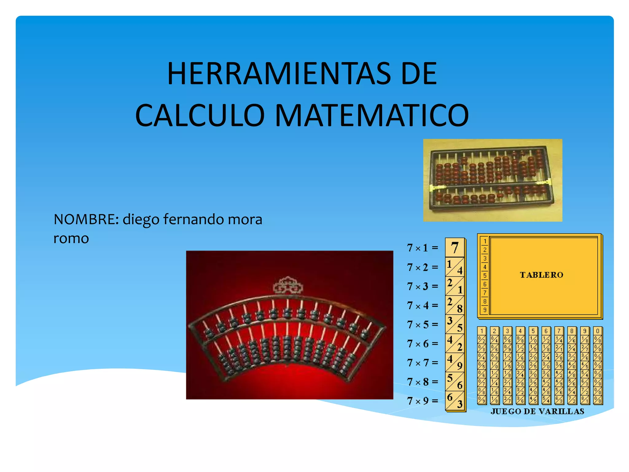 Herramientas de calculo matematico | PPTX