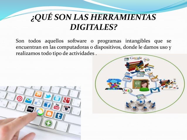 Herramientas digitales presentación equipo | PPTX | Technology & Computing