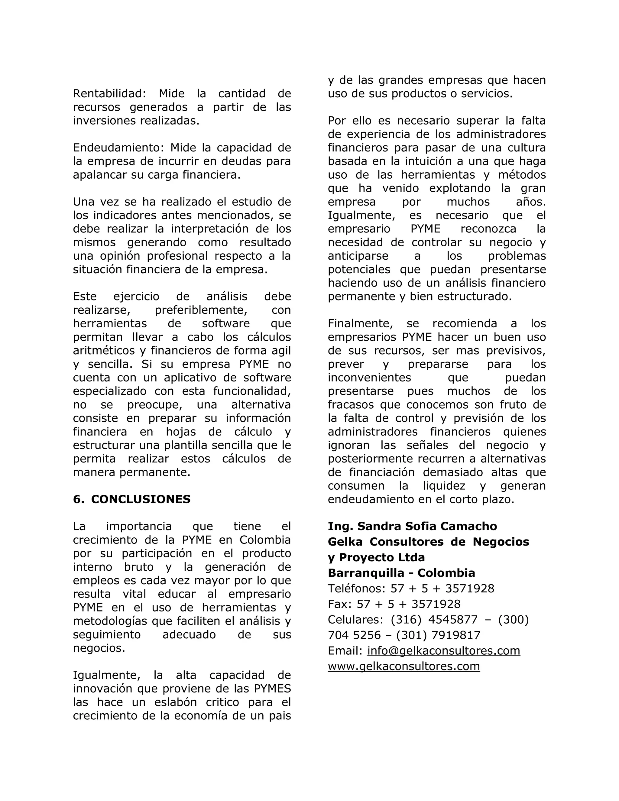 Herramientas financieras para pymes | PDF
