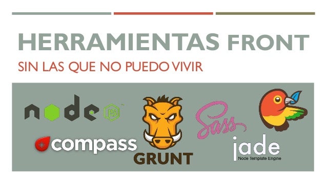 Herramientas front