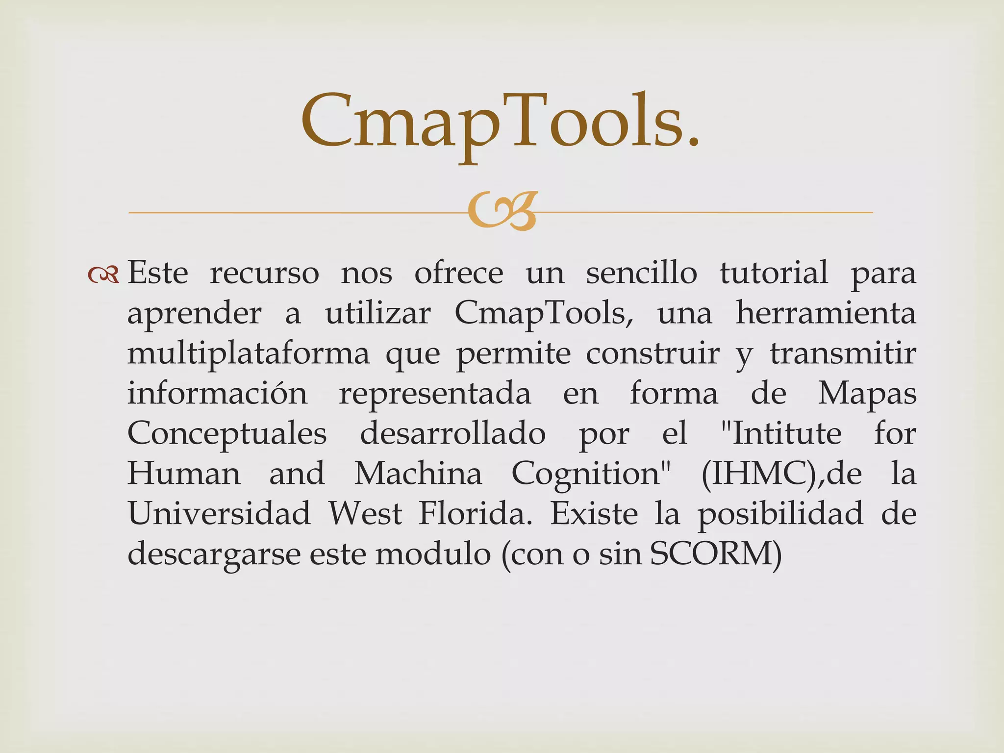 Herramientas para realizar mapas conceptuales | PPTX | Technology & Computing