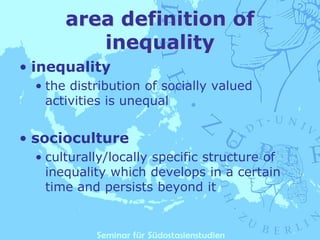 Culture Matters - Different Perceptions of Social Inequality | PPT