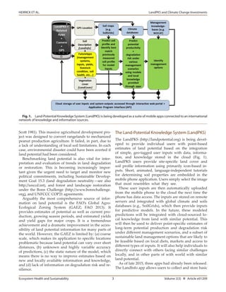 The Land- Potential Knowledge System (LandPKS): mobile apps and ...