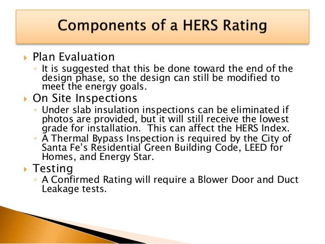 What Is a HERS Rating? | Home Efficiency Santa Fe