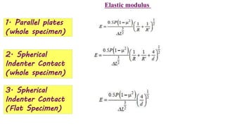 Hertz contact theory | PPTX