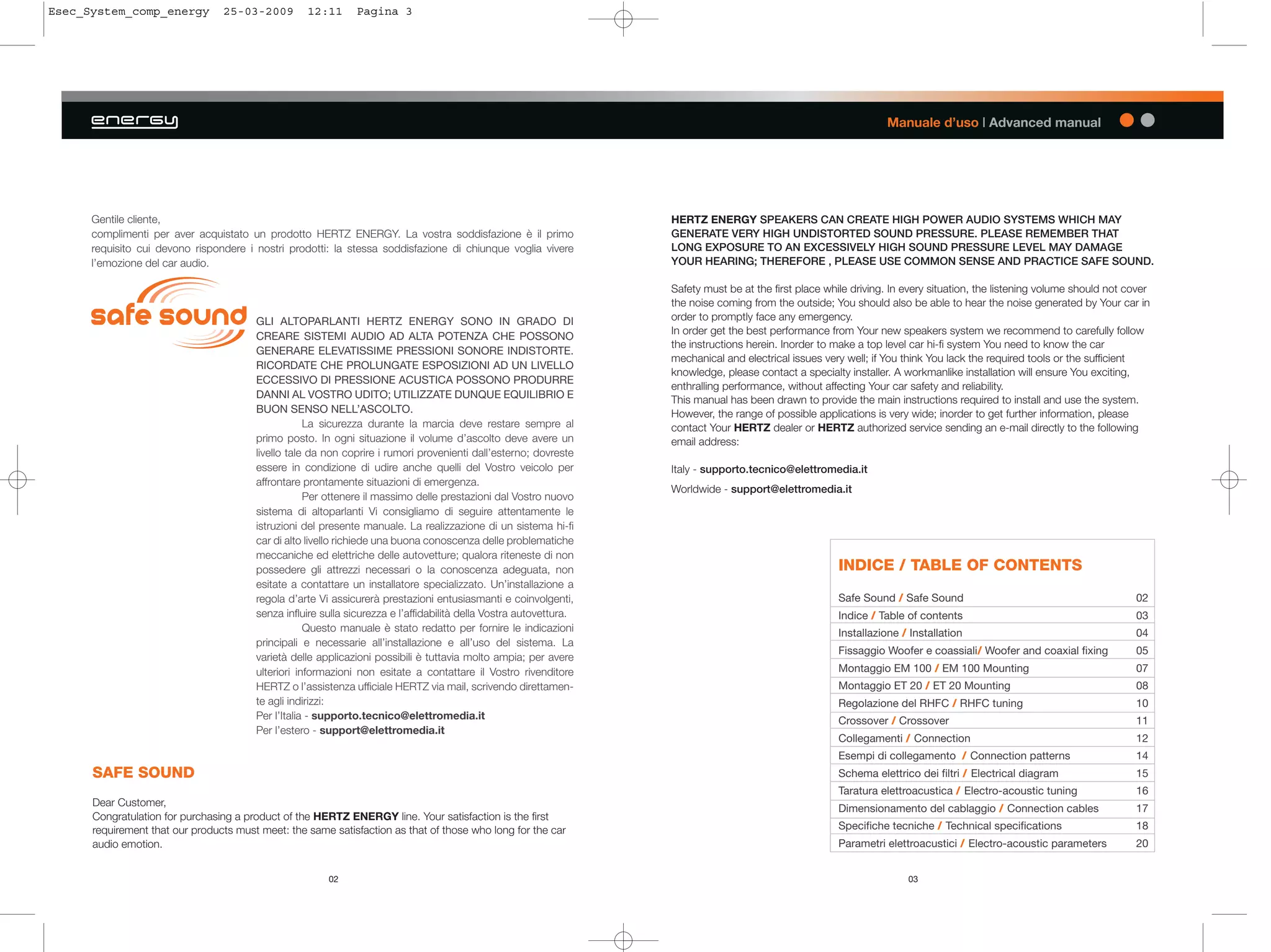 Hertz energy comp_coax_system_manual | PDF