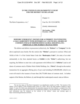 Hertz offering | PDF