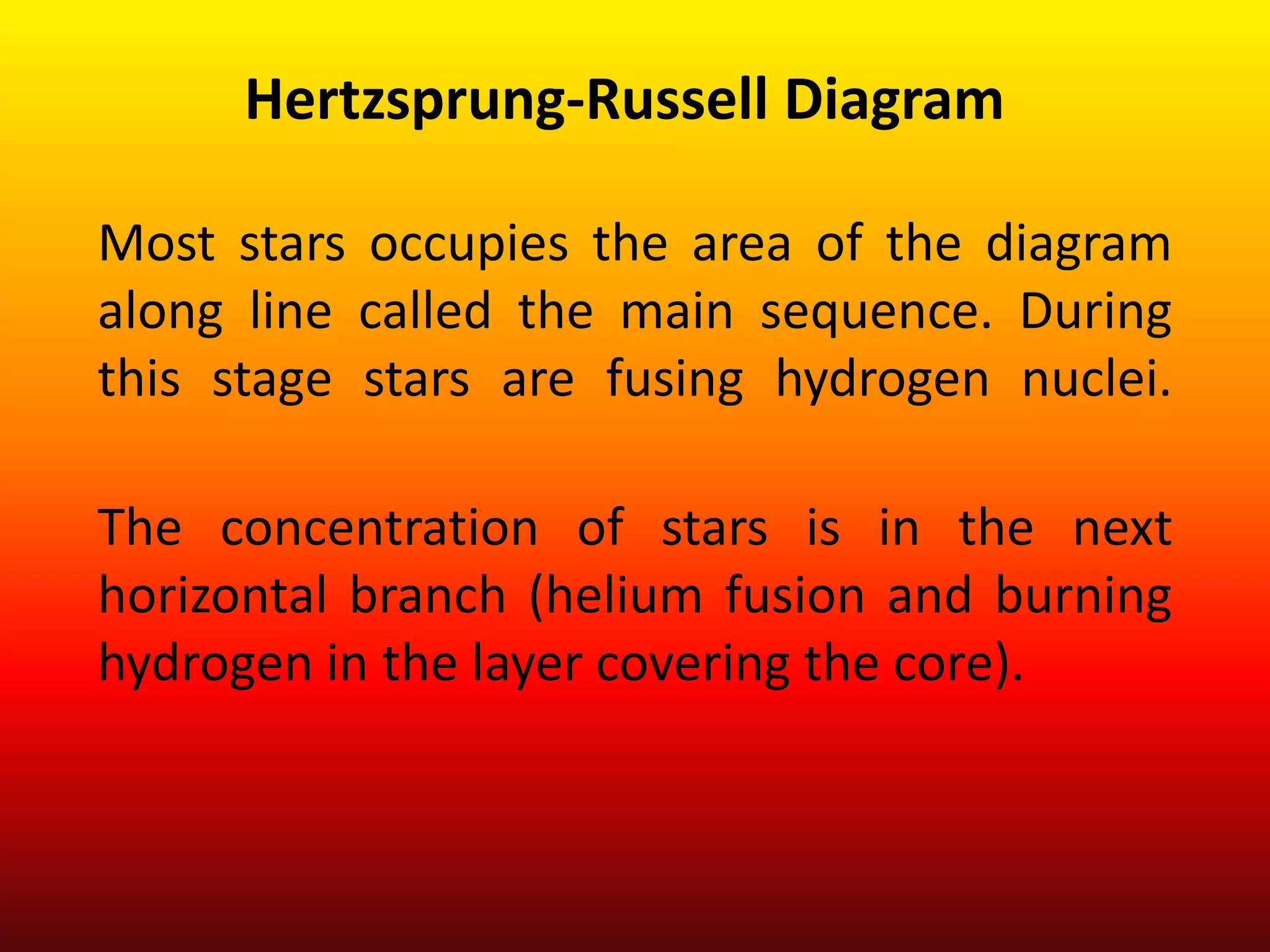 Hertzsprung russel diagram | PPSX