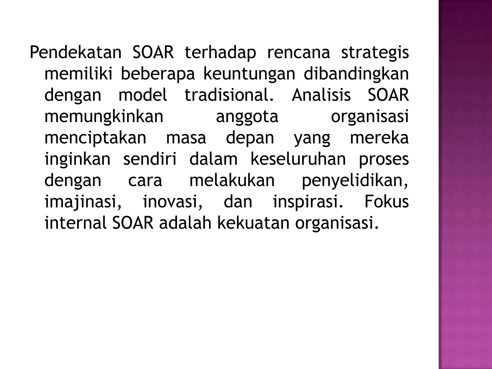 SWOT, SOAR,dan PRA | PPTX