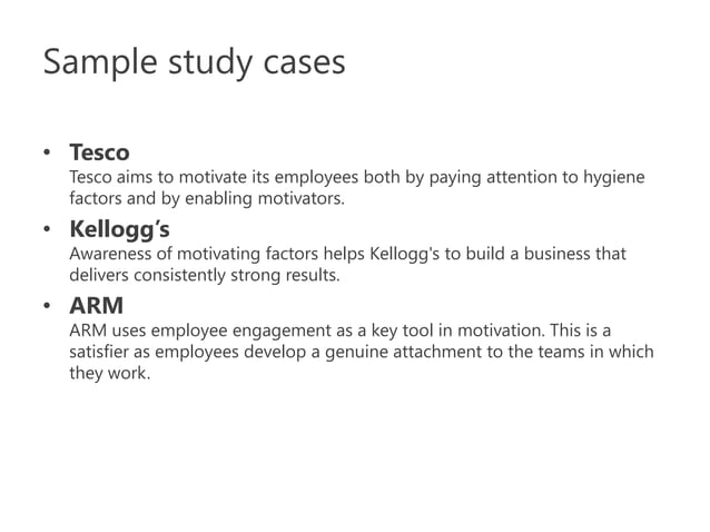Frederick Herzberg - Two-factor Hygiene-Motivator Theory | PPTX