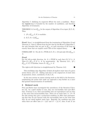 On the Modularity of Theories | PDF