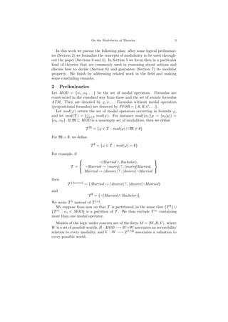 On the Modularity of Theories | PDF