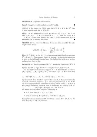 On the Modularity of Theories | PDF