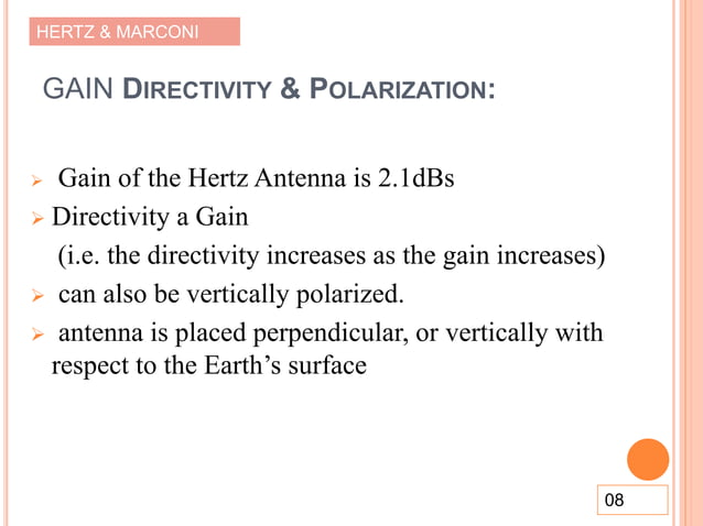 Herz & marconi antenna | PPTX | Physics | Science
