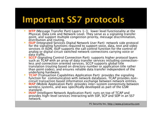 Attacking SS7 - P1 Security (Hackito Ergo Sum 2010) - Philippe Langlois | PDF