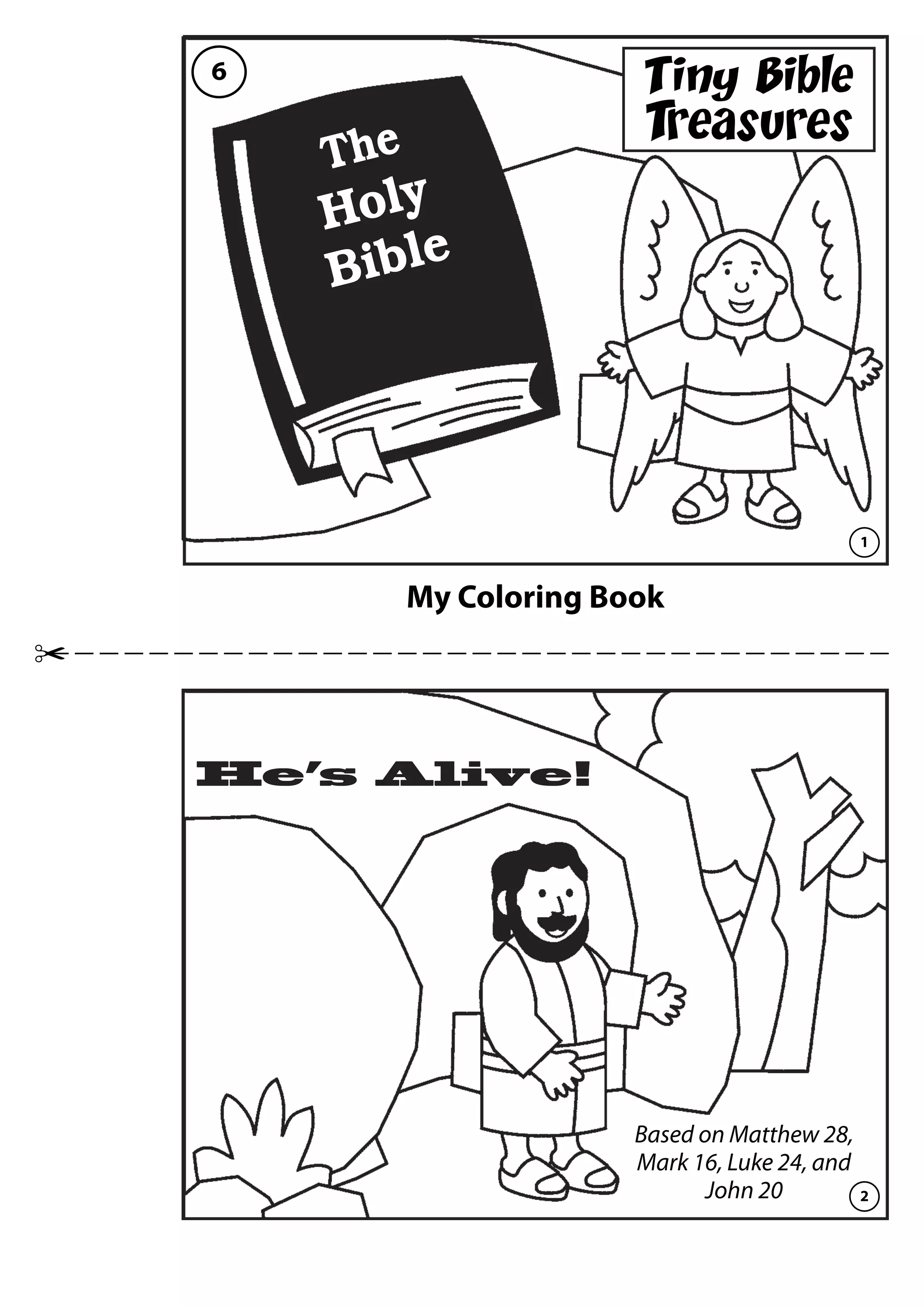 He's alive coloring book | PDF