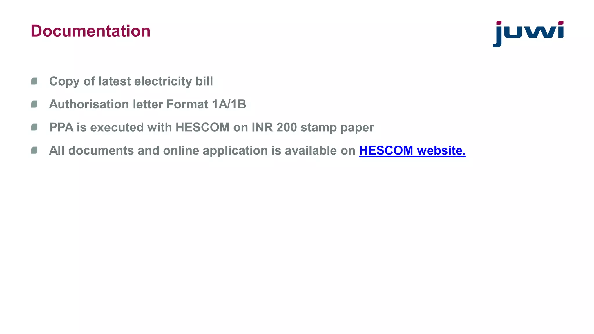 HESCOM roof top solar project guidelines | PDF