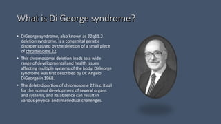 The Di George Syndrome Endocrinology.pptx | Thyroid Disorders ...