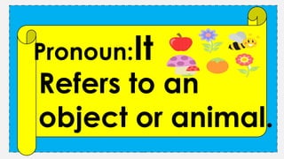 HE SHE IT THEY personal pronouns eng two | PPTX