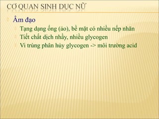 GIẢI PHẪU SINH LÝ HỆ SINH DỤC | PPT