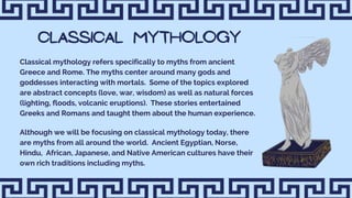 Classical Mythology | PPTX
