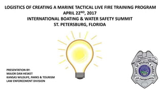 2017 IBWSS: Setting Up A Marine Firearms Course | PPT