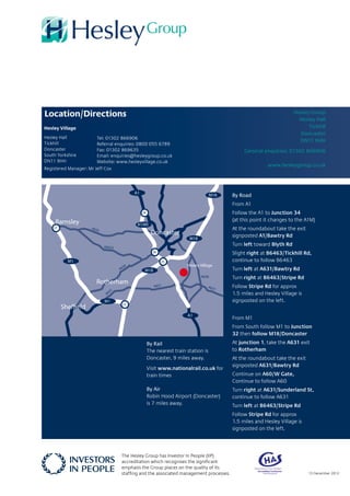 Hesley Village Brochure | PDF | Daycare and Pre-School | Parenting