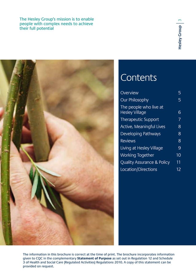 Hesley Village Brochure | PDF | Daycare and Pre-School | Parenting